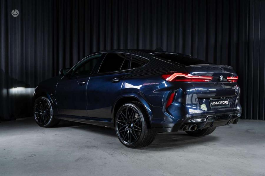 Zils BMW X6 M 2022 Viļņa, ar dzinēja tilpumu 4.40 L un nobraukumu 66 tūkst. km par 69999 €, foto 7 vietnē AUTOMOTO.COM.LV