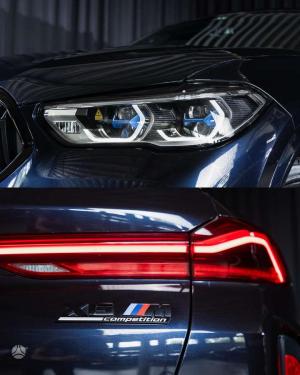 Zils BMW X6 M 2022 Viļņa, ar dzinēja tilpumu 4.40 L un nobraukumu 66 tūkst. km par 69999 €, foto 9 vietnē AUTOMOTO.COM.LV