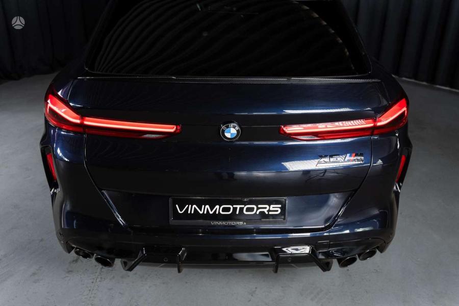 Zils BMW X6 M 2022 Viļņa, ar dzinēja tilpumu 4.40 L un nobraukumu 66 tūkst. km par 69999 €, foto 10 vietnē AUTOMOTO.COM.LV