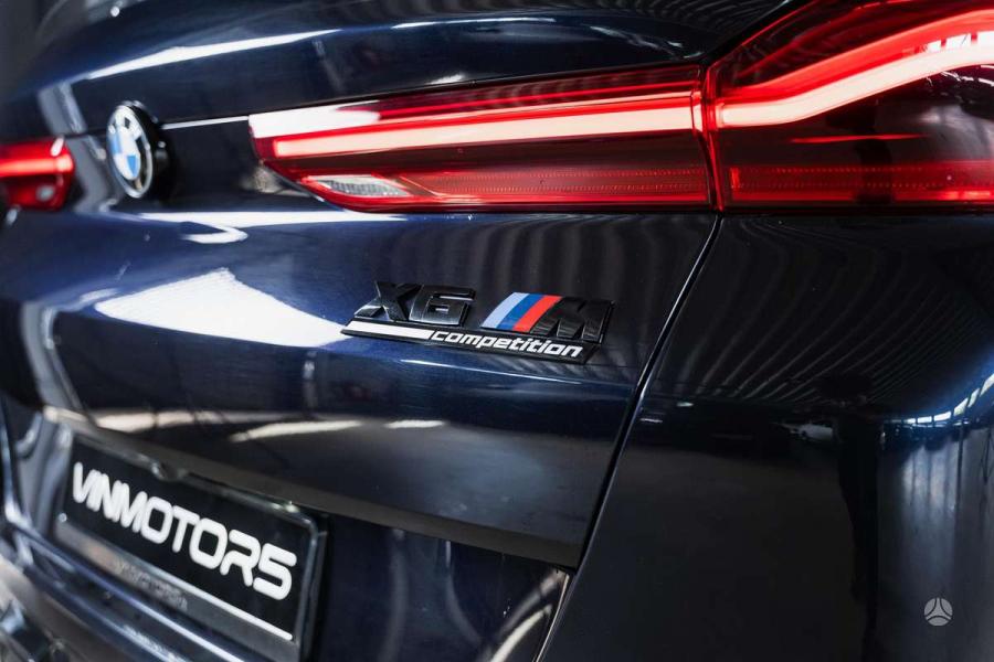 Zils BMW X6 M 2022 Viļņa, ar dzinēja tilpumu 4.40 L un nobraukumu 66 tūkst. km par 69999 €, foto 11 vietnē AUTOMOTO.COM.LV