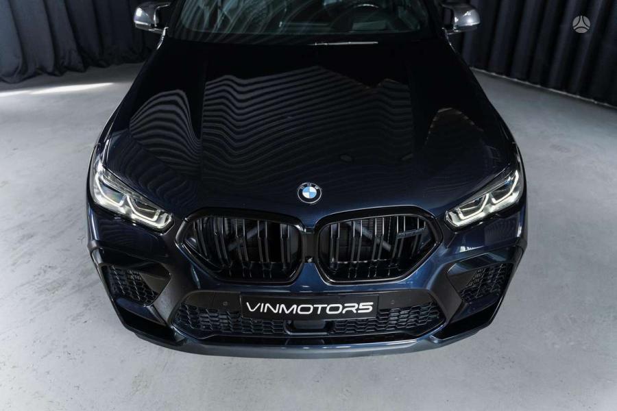 Zils BMW X6 M 2022 Viļņa, ar dzinēja tilpumu 4.40 L un nobraukumu 66 tūkst. km par 69999 €, foto 14 vietnē AUTOMOTO.COM.LV