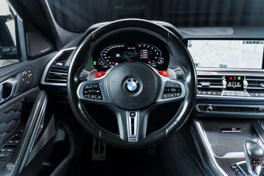 Zils BMW X6 M 2022 Viļņa, ar dzinēja tilpumu 4.40 L un nobraukumu 66 tūkst. km par 69999 €, foto 21 vietnē AUTOMOTO.COM.LV