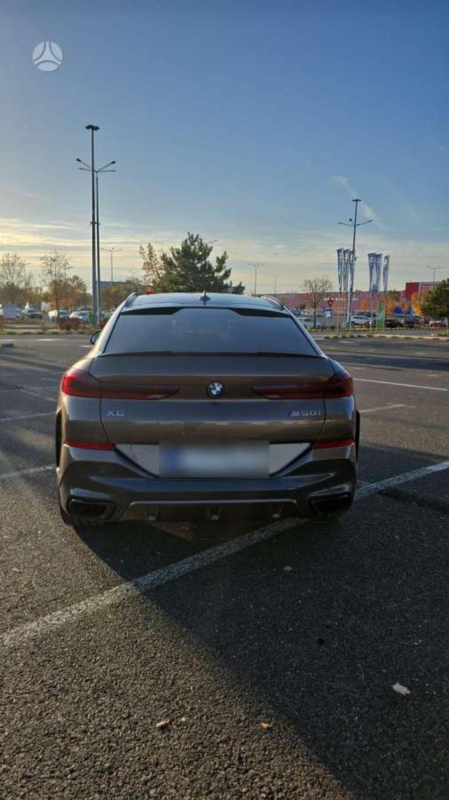 Brūns BMW X6 M 2022 Viļņa, ar dzinēja tilpumu 4.40 L un nobraukumu 35 tūkst. km par 65000 €, foto 4 vietnē AUTOMOTO.COM.LV