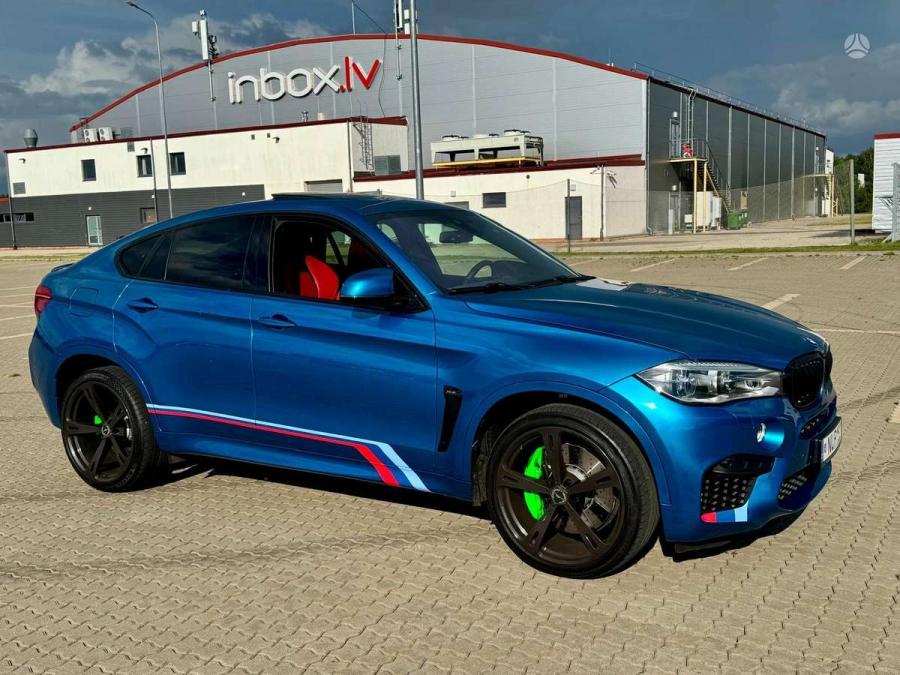 BMW X6 M 2015 Panevēža, ar dzinēja tilpumu 4.40 L un nobraukumu 118 tūkst. km par 29000 €, foto 6 vietnē AUTOMOTO.COM.LV