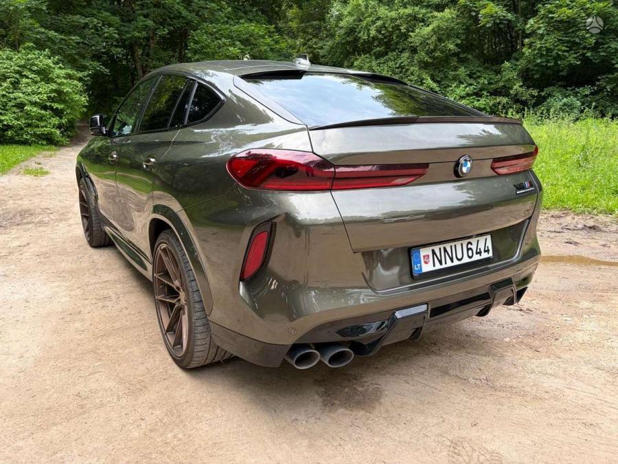Zaļš BMW X6 M 2022 Viļņa, ar dzinēja tilpumu 4.40 L un nobraukumu 51 tūkst. km par 73999 €, foto 4 vietnē AUTOMOTO.COM.LV