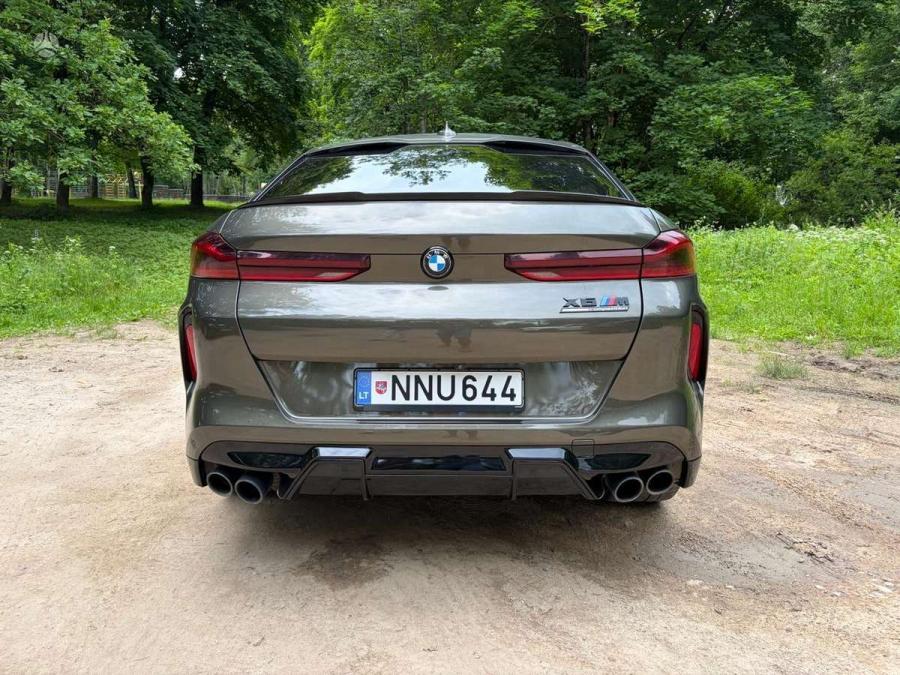 Zaļš BMW X6 M 2022 Viļņa, ar dzinēja tilpumu 4.40 L un nobraukumu 51 tūkst. km par 73999 €, foto 6 vietnē AUTOMOTO.COM.LV