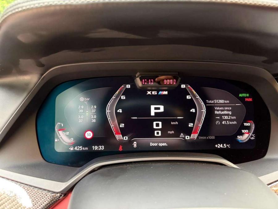 Zaļš BMW X6 M 2022 Viļņa, ar dzinēja tilpumu 4.40 L un nobraukumu 51 tūkst. km par 73999 €, foto 16 vietnē AUTOMOTO.COM.LV