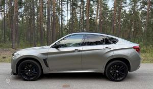Grey BMW X6 M 2015 in Riga, with an engine capacity of 4.40 L and mileage of 180 thousand km for 28000 €, photo 4 on AUTOMOTO.COM.LV