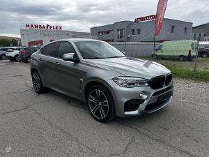 Pelēks BMW X6 M 2016 Panevēža, ar dzinēja tilpumu 4.40 L un nobraukumu 220 tūkst. km par 17200 €, foto  vietnē AUTOMOTO.COM.LV