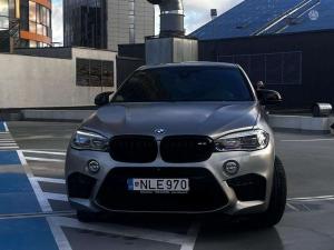 Grey BMW X6 M 2017 in Vilnius, with an engine capacity of 4.40 L and mileage of 68 thousand km for 34000 €, photo  on AUTOMOTO.COM.LV