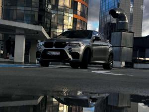 Grey BMW X6 M 2017 in Vilnius, with an engine capacity of 4.40 L and mileage of 68 thousand km for 34000 €, photo 2 on AUTOMOTO.COM.LV