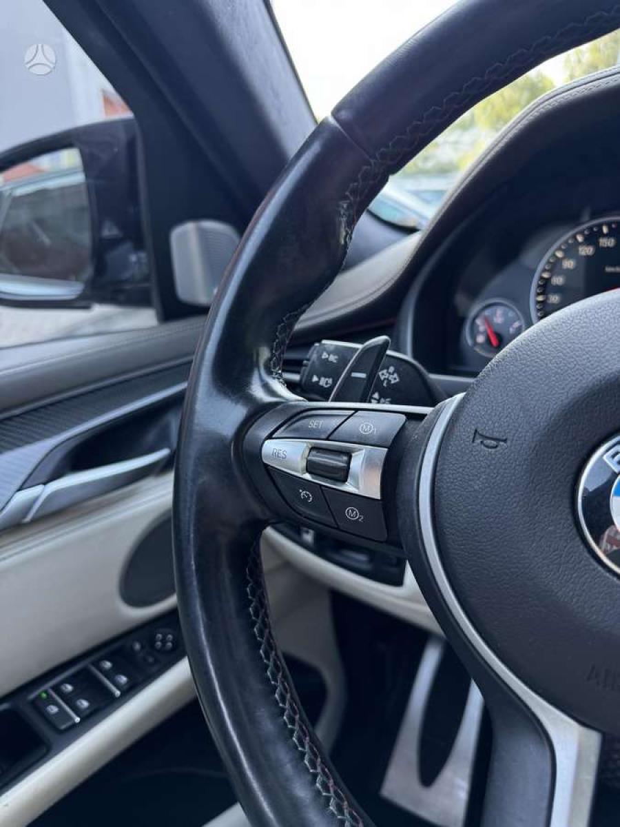 Grey BMW X6 M 2017 in Alytus, with an engine capacity of 4.40 L and mileage of 136 thousand km for 24700 €, photo 19 on AUTOMOTO.COM.LV
