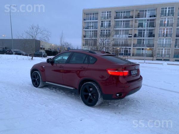 Sarkans BMW X6 2008 Rīga, ar dzinēja tilpumu 3.00 L un nobraukumu 260 tūkst. km par 10600 €, foto 5 vietnē AUTOMOTO.COM.LV