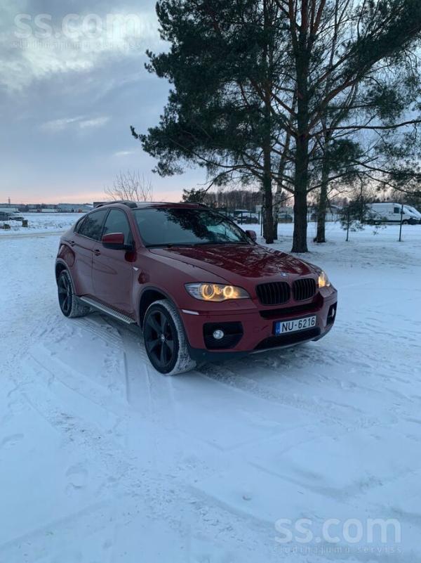 Sarkans BMW X6 2008 Rīga, ar dzinēja tilpumu 3.00 L un nobraukumu 260 tūkst. km par 10600 €, foto 8 vietnē AUTOMOTO.COM.LV