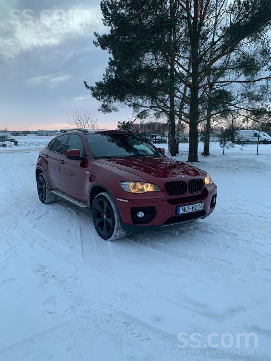 Sarkans BMW X6 2008 Rīga, ar dzinēja tilpumu 3.00 L un nobraukumu 260 tūkst. km par 10600 €, foto 8 vietnē AUTOMOTO.COM.LV