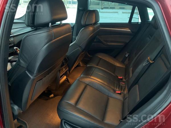 Sarkans BMW X6 2008 Rīga, ar dzinēja tilpumu 3.00 L un nobraukumu 260 tūkst. km par 10600 €, foto 10 vietnē AUTOMOTO.COM.LV