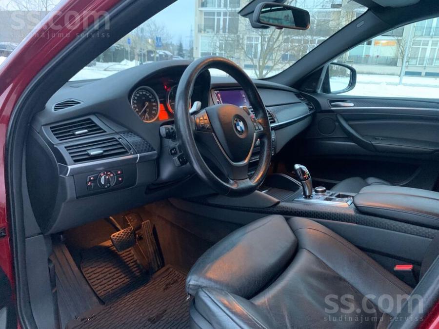 Sarkans BMW X6 2008 Rīga, ar dzinēja tilpumu 3.00 L un nobraukumu 260 tūkst. km par 10600 €, foto 16 vietnē AUTOMOTO.COM.LV