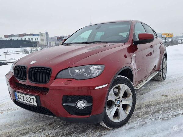 Sarkans BMW X6 2008 Viļņa, ar dzinēja tilpumu 2.99 L un nobraukumu 384 tūkst. km par 9750 €, foto 2 vietnē AUTOMOTO.COM.LV