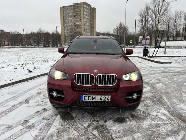 Sarkans BMW X6 2009 Kauņa, ar dzinēja tilpumu 2.99 L un nobraukumu 407 tūkst. km par 11000 €, foto 2 vietnē AUTOMOTO.COM.LV