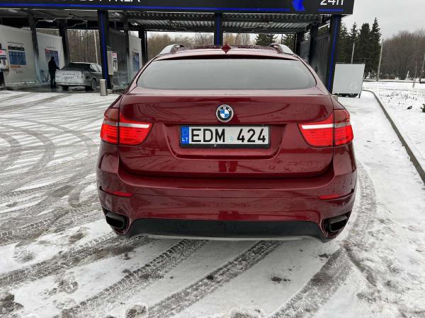 Sarkans BMW X6 2009 Kauņa, ar dzinēja tilpumu 2.99 L un nobraukumu 407 tūkst. km par 11000 €, foto 6 vietnē AUTOMOTO.COM.LV