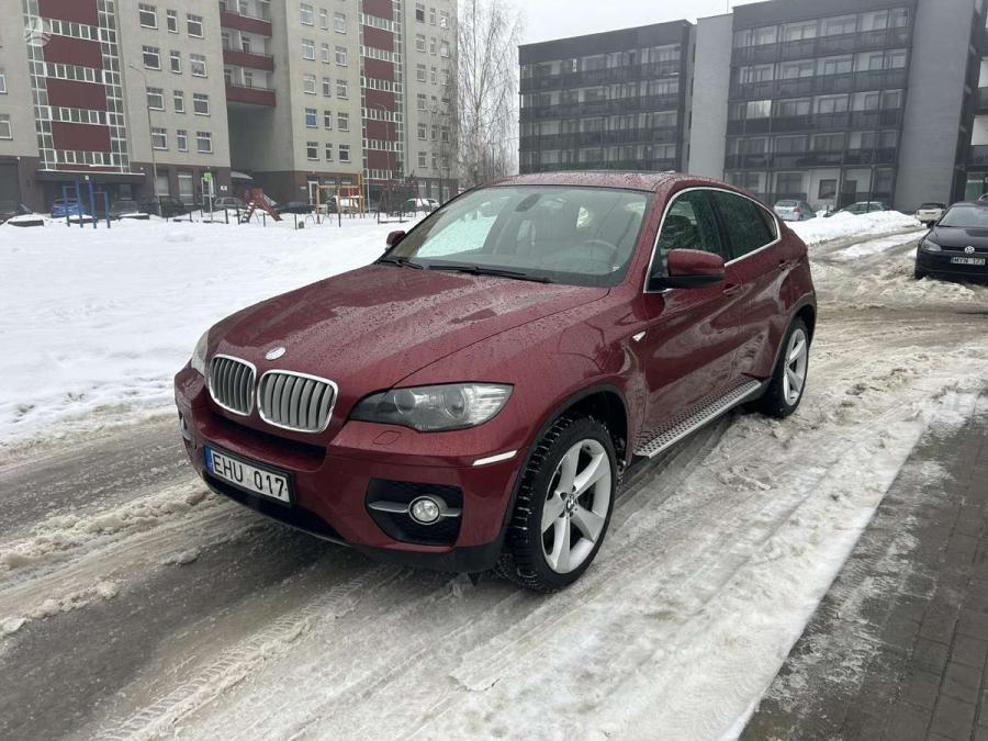 Sarkans BMW X6 2009 Viļņa, ar dzinēja tilpumu 2.99 L un nobraukumu 278 tūkst. km par 10300 €, foto 2 vietnē AUTOMOTO.COM.LV