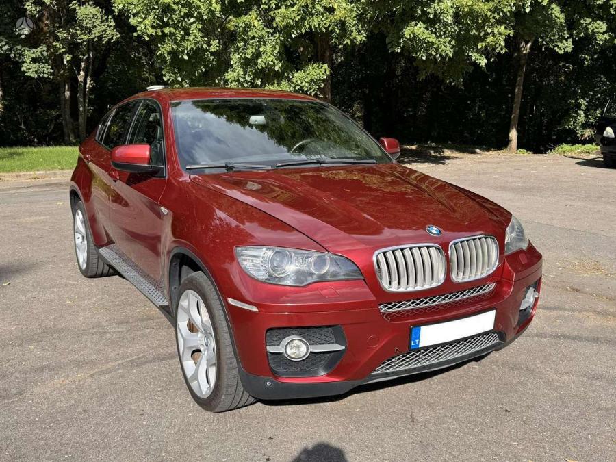 Красный БМВ Х6 2009 в Вильнюс, объемом двигателя 2.99 л и пробегом 311 тыс. км за 12000 €, фото 4 на AUTOMOTO.COM.LV