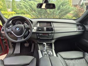 Red BMW X6 2009 in Daugavpils, with an engine capacity of 3.00 L and mileage of 315 thousand km for 11200 €, photo 8 on AUTOMOTO.COM.LV