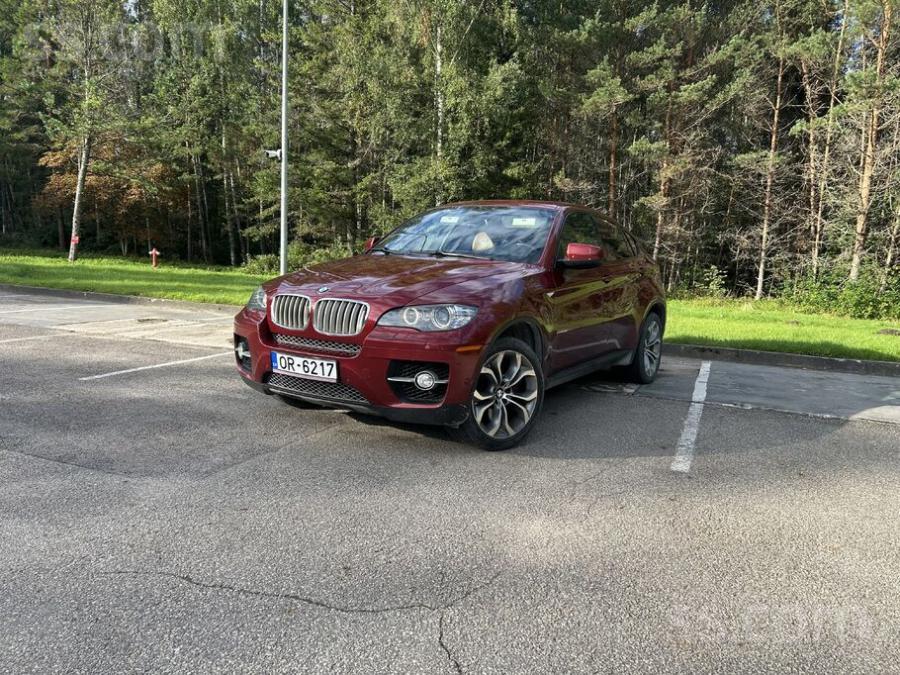 Sarkans BMW X6 2011 Rīga, ar dzinēja tilpumu 4.40 L un nobraukumu 217 tūkst. km par 14000 €, foto 1 vietnē AUTOMOTO.COM.LV