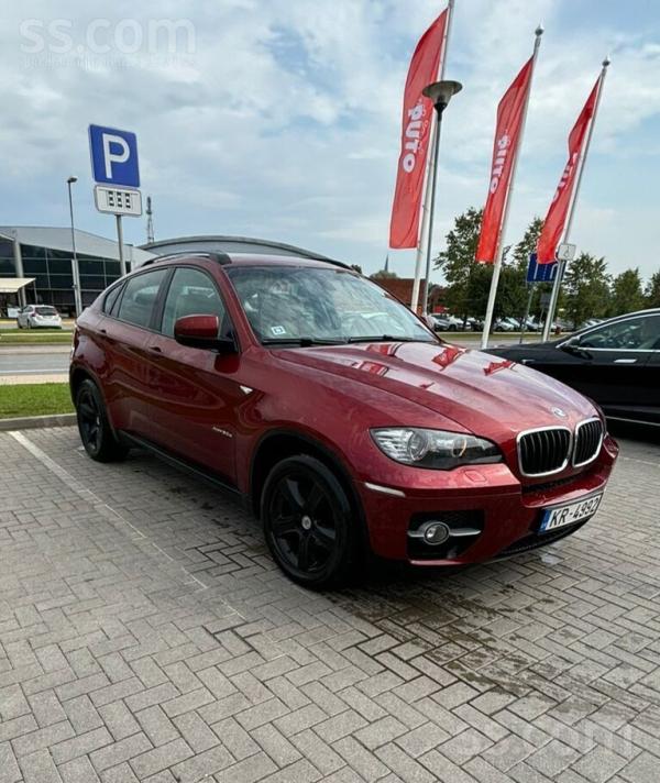 Sarkans BMW X6 2012 Kuldīga, ar dzinēja tilpumu 3.00 L un nobraukumu 250 tūkst. km par 13000 €, foto 4 vietnē AUTOMOTO.COM.LV