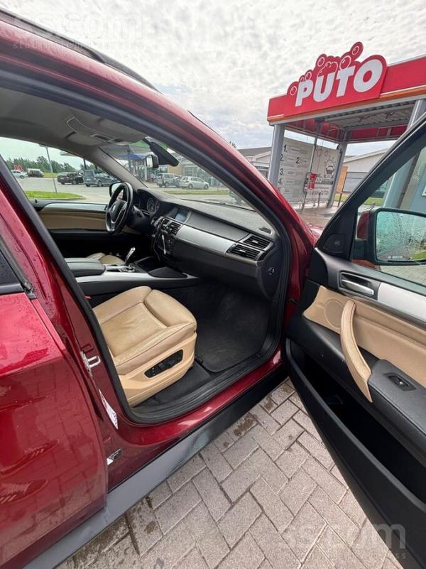 Sarkans BMW X6 2012 Kuldīga, ar dzinēja tilpumu 3.00 L un nobraukumu 250 tūkst. km par 13000 €, foto 6 vietnē AUTOMOTO.COM.LV