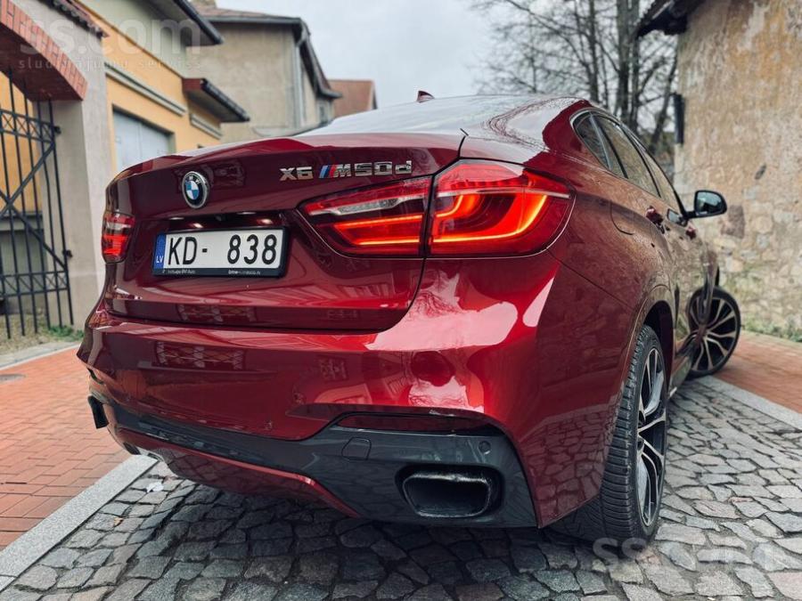 Sarkans BMW X6 2014 Cēsis, ar dzinēja tilpumu 3.00 L un nobraukumu 0 tūkst. km par 22500 €, foto 5 vietnē AUTOMOTO.COM.LV