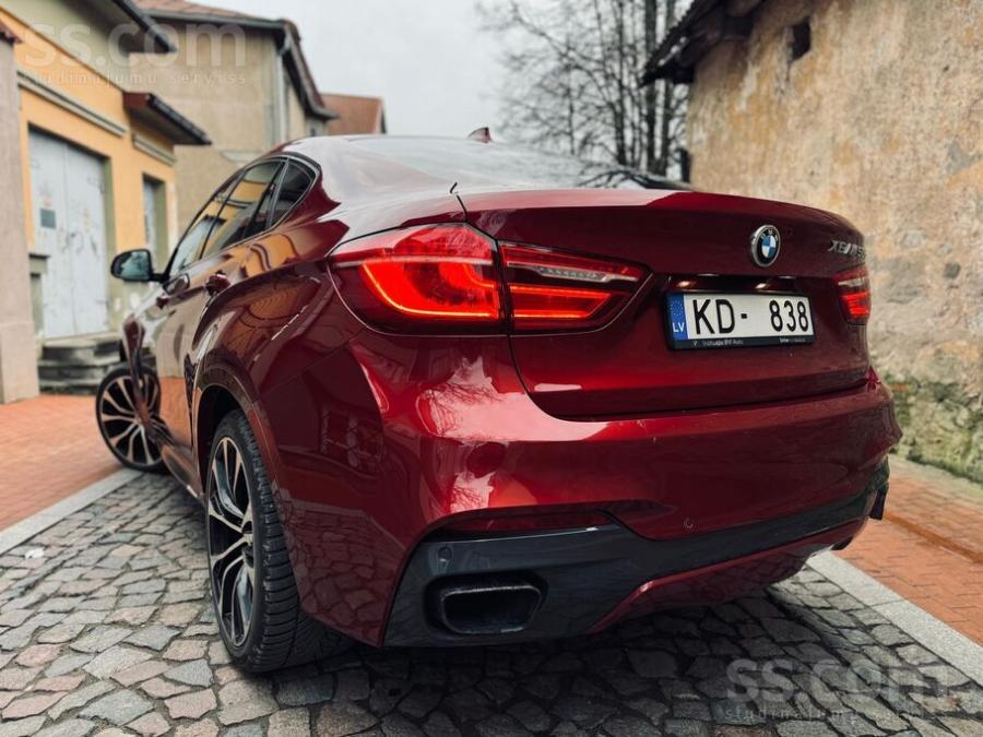 Sarkans BMW X6 2014 Cēsis, ar dzinēja tilpumu 3.00 L un nobraukumu 0 tūkst. km par 22500 €, foto 7 vietnē AUTOMOTO.COM.LV