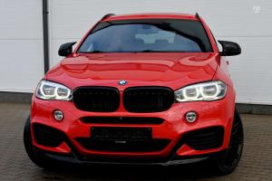 Red BMW X6 2015 in Kretinga, with an engine capacity of 2.98 L and mileage of 128 thousand km for 28999 €, photo 2 on AUTOMOTO.COM.LV