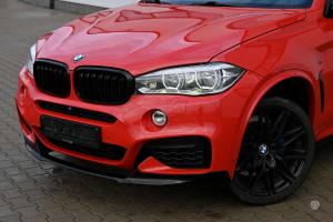 Red BMW X6 2015 in Kretinga, with an engine capacity of 2.98 L and mileage of 128 thousand km for 28999 €, photo 4 on AUTOMOTO.COM.LV
