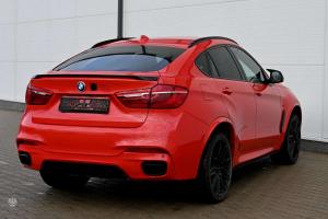 Red BMW X6 2015 in Kretinga, with an engine capacity of 2.98 L and mileage of 128 thousand km for 28999 €, photo 8 on AUTOMOTO.COM.LV