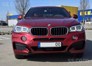 Красный БМВ Х6 2016 в Рига, объемом двигателя 3.00 л и пробегом 167 тыс. км за 27000 €, фото 4 на AUTOMOTO.COM.LV