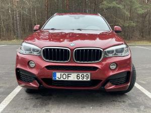 Sarkans BMW X6 2017 Viļņa, ar dzinēja tilpumu 2.99 L un nobraukumu 190 tūkst. km par 22200 €, foto 9 vietnē AUTOMOTO.COM.LV