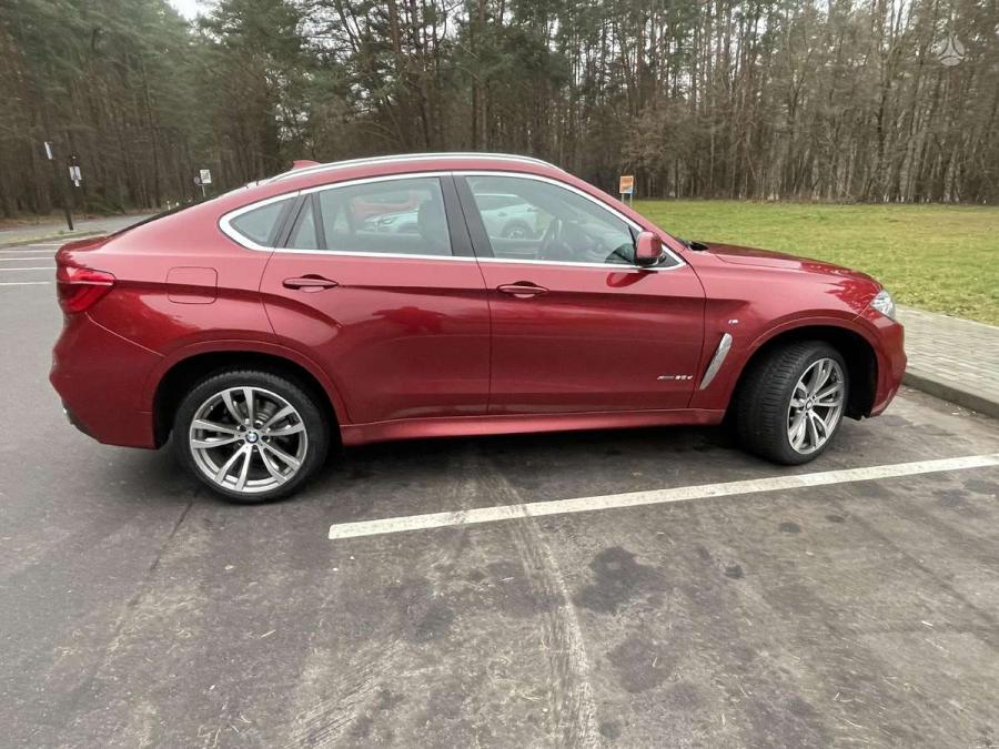 Sarkans BMW X6 2017 Viļņa, ar dzinēja tilpumu 2.99 L un nobraukumu 190 tūkst. km par 22200 €, foto 10 vietnē AUTOMOTO.COM.LV