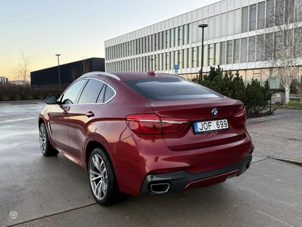 Sarkans BMW X6 2017 Viļņa, ar dzinēja tilpumu 2.99 L un nobraukumu 190 tūkst. km par 23500 €, foto 4 vietnē AUTOMOTO.COM.LV
