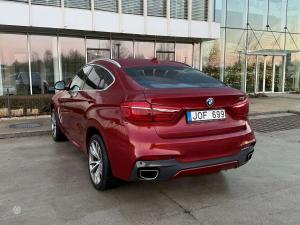 Sarkans BMW X6 2017 Viļņa, ar dzinēja tilpumu 2.99 L un nobraukumu 190 tūkst. km par 23500 €, foto 14 vietnē AUTOMOTO.COM.LV