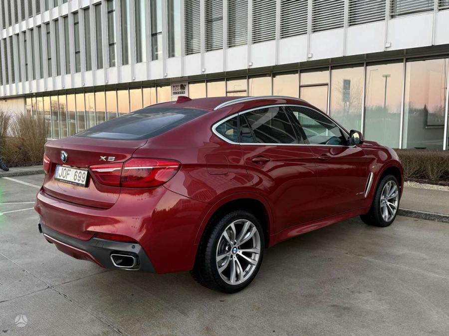 Sarkans BMW X6 2017 Viļņa, ar dzinēja tilpumu 2.99 L un nobraukumu 190 tūkst. km par 23500 €, foto 16 vietnē AUTOMOTO.COM.LV
