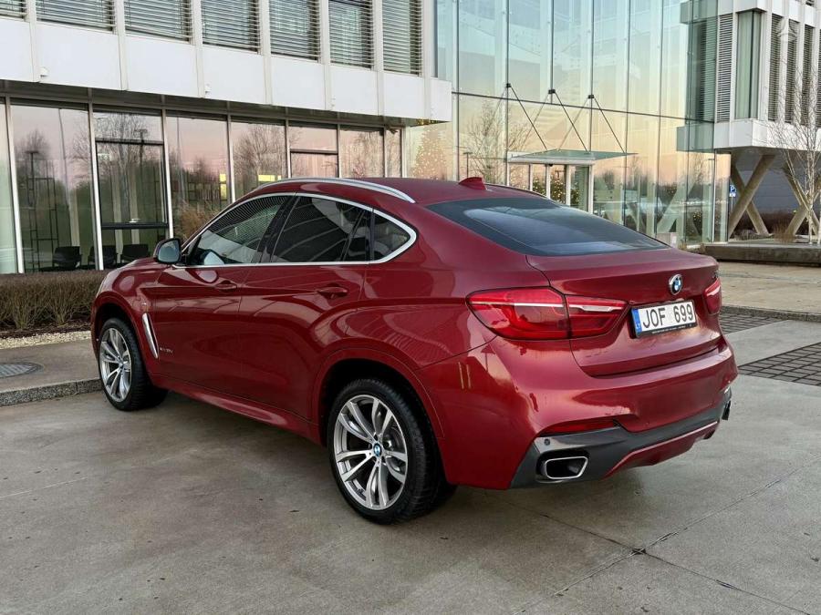 Sarkans BMW X6 2017 Viļņa, ar dzinēja tilpumu 2.99 L un nobraukumu 190 tūkst. km par 23500 €, foto 18 vietnē AUTOMOTO.COM.LV