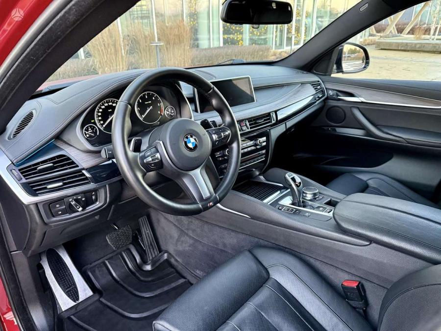 Sarkans BMW X6 2017 Viļņa, ar dzinēja tilpumu 2.99 L un nobraukumu 190 tūkst. km par 23500 €, foto 21 vietnē AUTOMOTO.COM.LV