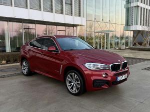 Red BMW X6 2017 in Vilnius, with an engine capacity of 2.99 L and mileage of 191 thousand km for 22900 €, photo 11 on AUTOMOTO.COM.LV