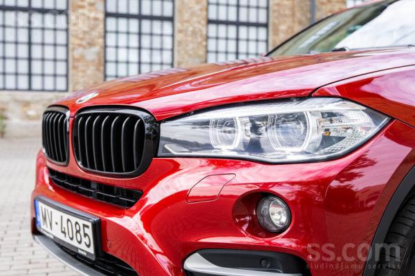Sarkans BMW X6 2017 Rīga, ar dzinēja tilpumu 3.00 L un nobraukumu 175 tūkst. km par 29000 €, foto 5 vietnē AUTOMOTO.COM.LV