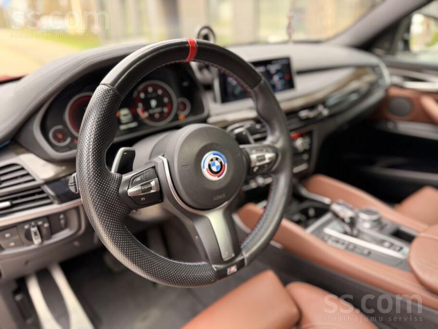 Sarkans BMW X6 2017 Rīga, ar dzinēja tilpumu 3.00 L un nobraukumu 109 tūkst. km par 32500 €, foto 6 vietnē AUTOMOTO.COM.LV
