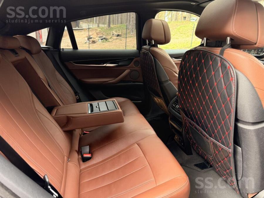 Sarkans BMW X6 2017 Rīga, ar dzinēja tilpumu 3.00 L un nobraukumu 109 tūkst. km par 32500 €, foto 13 vietnē AUTOMOTO.COM.LV