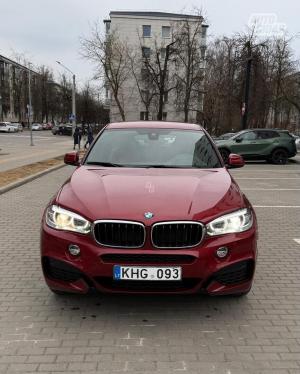 Red BMW X6 2018 in Vilnius, with an engine capacity of 3.00 L and mileage of 243 thousand km for 26200 €, photo 6 on AUTOMOTO.COM.LV