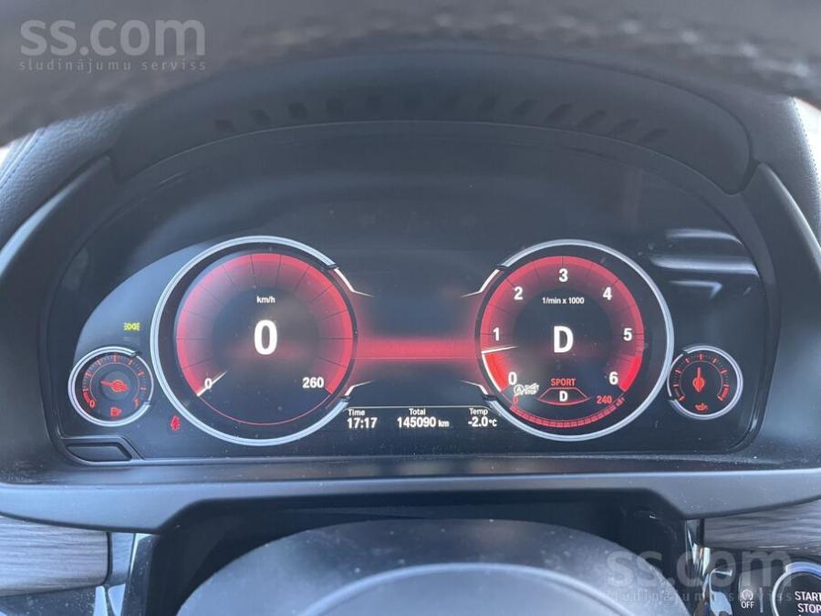 Red BMW X6 2018 in Riga, with an engine capacity of 3.00 L and mileage of 145 thousand km for 28500 €, photo 7 on AUTOMOTO.COM.LV
