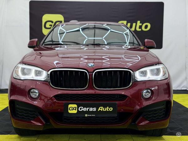 Sarkans BMW X6 2018 Viļņa, ar dzinēja tilpumu 2.99 L un nobraukumu 246 tūkst. km par 20990 €, foto 2 vietnē AUTOMOTO.COM.LV